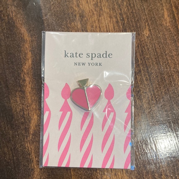 kate spade | Jewelry | Kate Spade Heart Pin | Poshmark